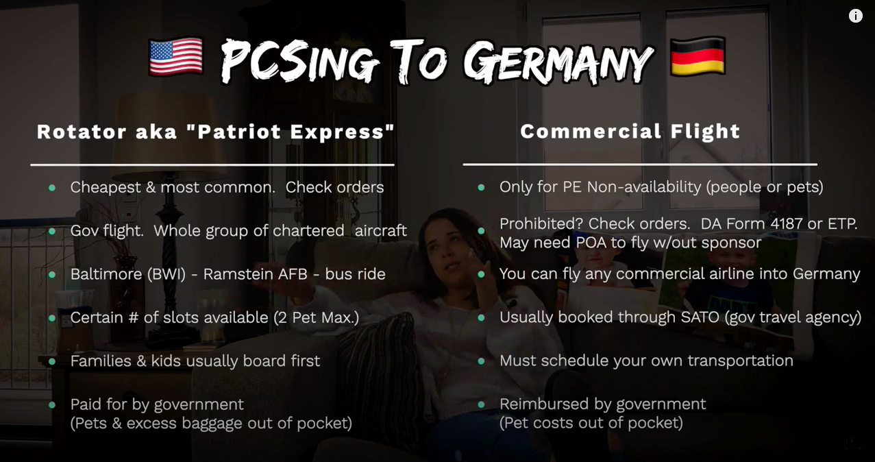 30 Things you MUST know Before PCSing to Germany with the US Military