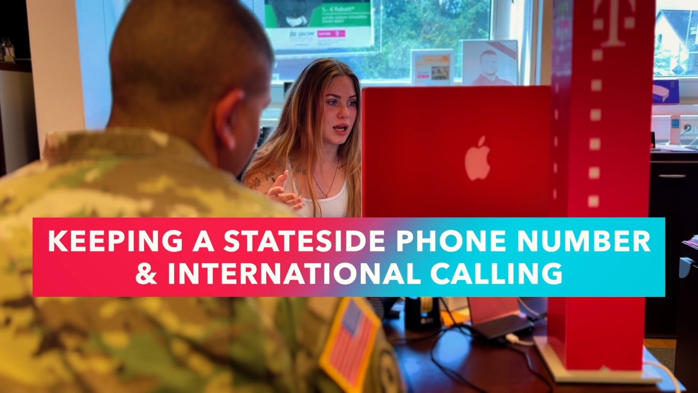 How to use my phone when I PCS to Germany